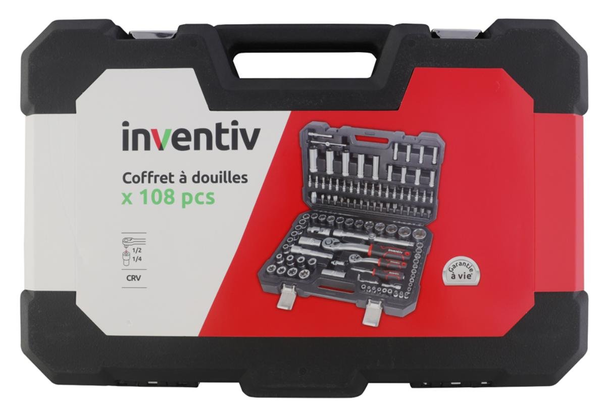 КОМПЛЕКТ ИНСТРУМЕНТИ 108 ЧАСТИ INVENTIV | Mr Bricolage | Oferta.bg