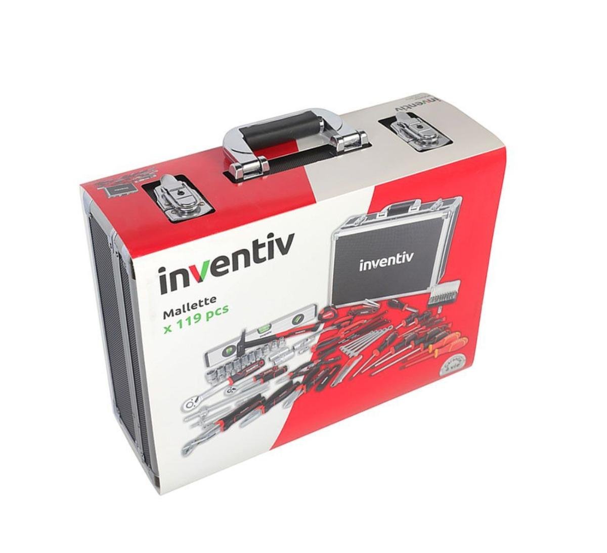 КУФАР ИНСТРУМЕНТИ INVENTIV 119 ЧАСТИ | Mr Bricolage | Oferta.bg