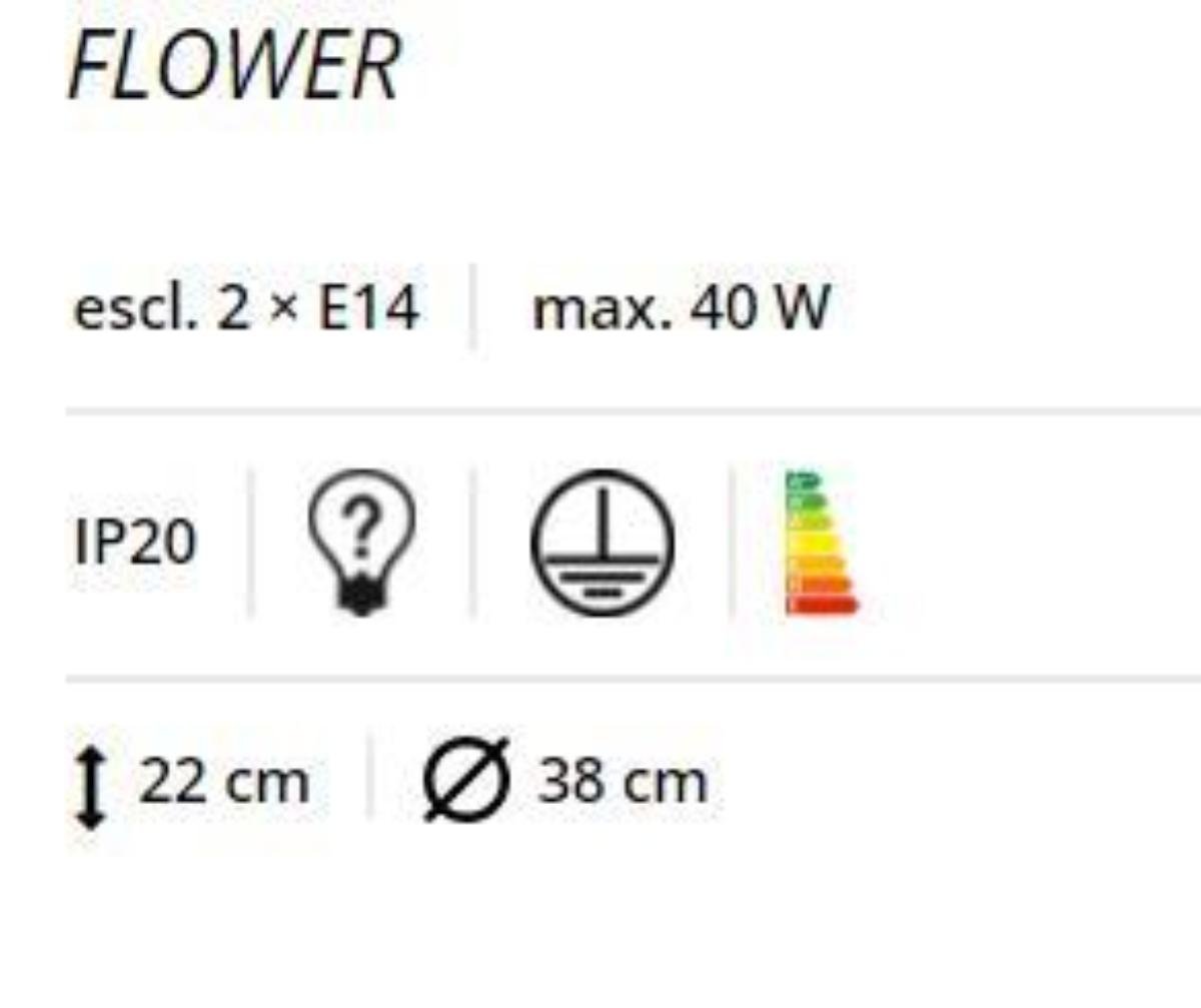 ПЛАФОН FLOWER 2XE14 40W | Mr Bricolage | Oferta.bg