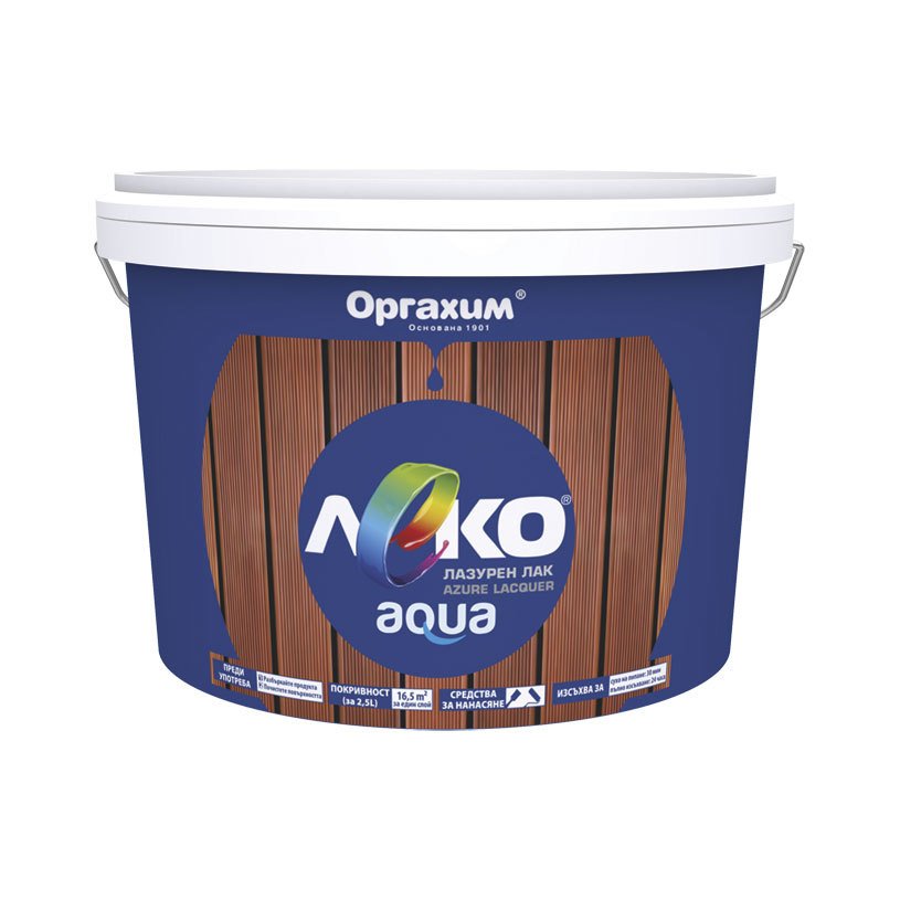 ЛАЗУРЕН ЛАК LEKO AQUA | Практикер | Oferta.bg