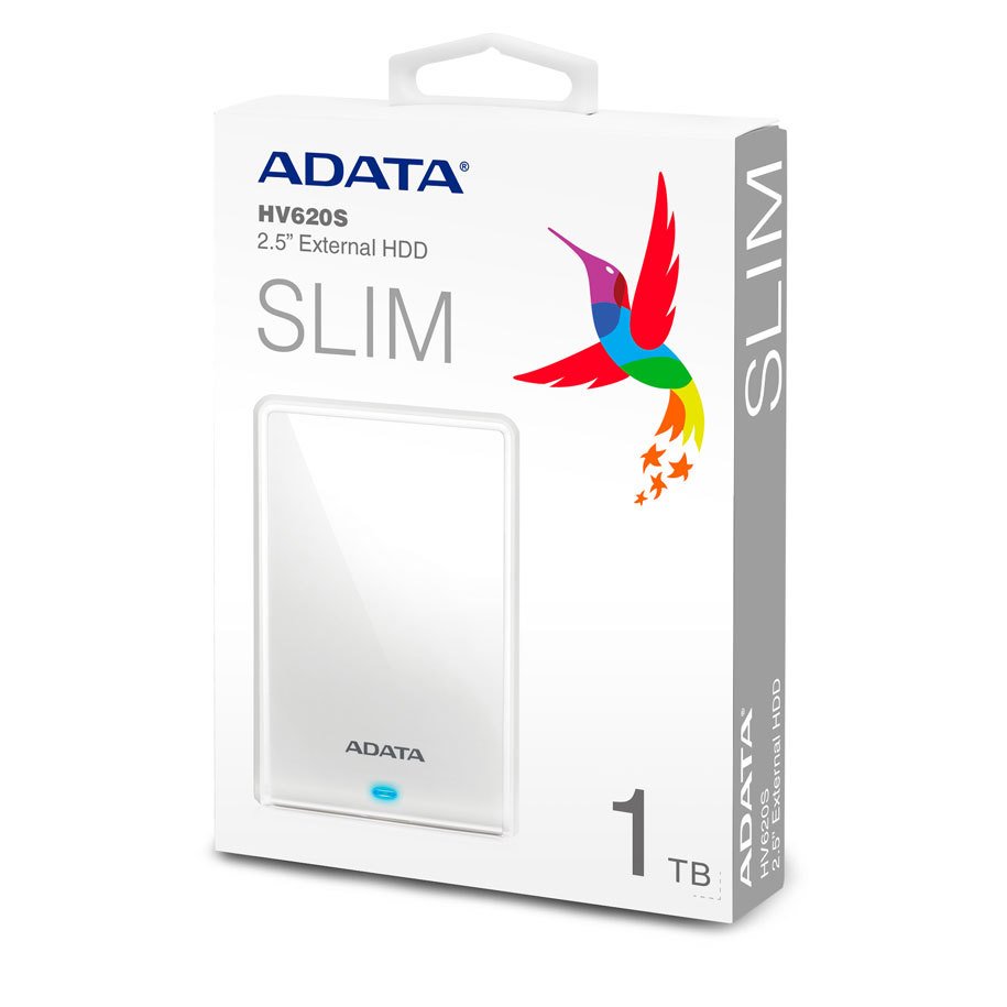 Хард диск A-DATA SLIM AHV620S-1TU31-CWH | Технополис | Oferta.bg