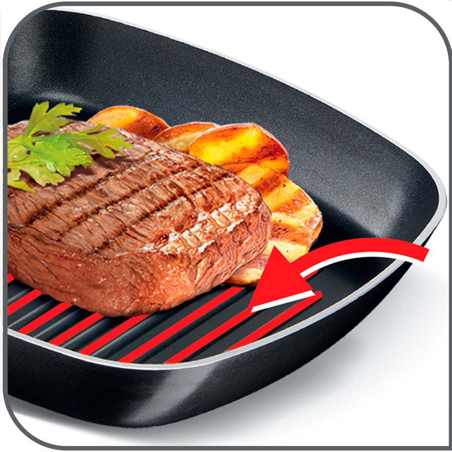 ГРИЛ ТИГАН EASY PLUS 26X26 TEFAL B5694053 | Технополис | Oferta.bg