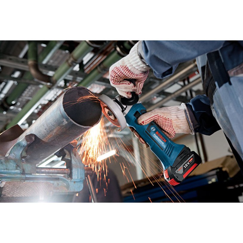 АКУМУЛАТОРЕН ЪГЛОШЛАЙФ BOSCH PROFESSIONAL GWS 18-125 V-LI | Практикер ...