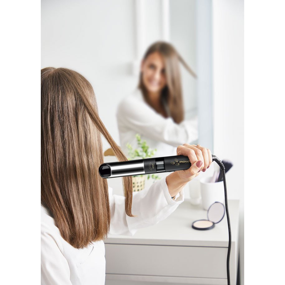 Преса за коса ROWENTA LISS & CURL SF4210F0 ДО 230 °C, Керамично ...