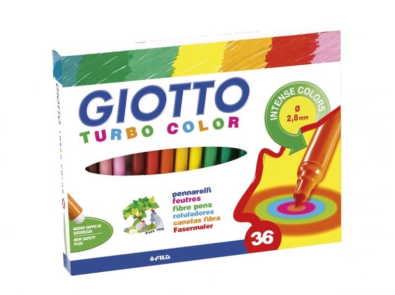 Флумастери Giotto Turbo Color 36 цвята 171323 | Kristaltoys | Oferta.bg