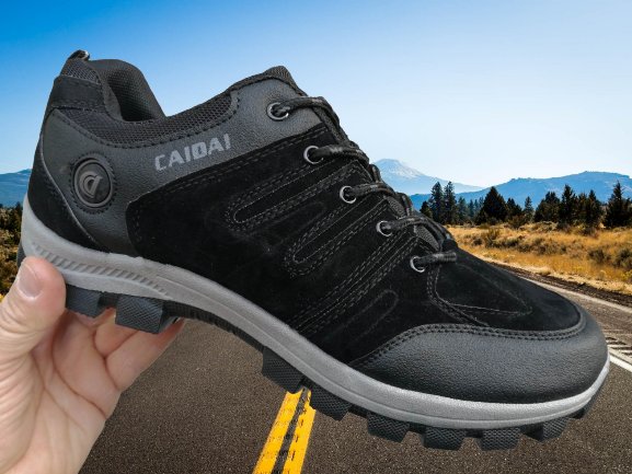 Мъжки маратонки с гумено директно излято ходило в черно, модел 03 ...