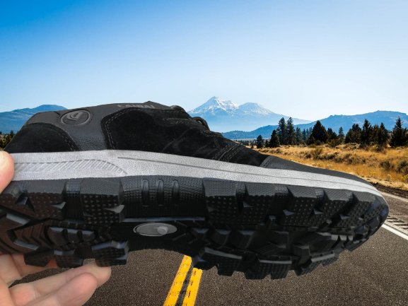 Мъжки маратонки с гумено директно излято ходило в черно, модел 03 ...