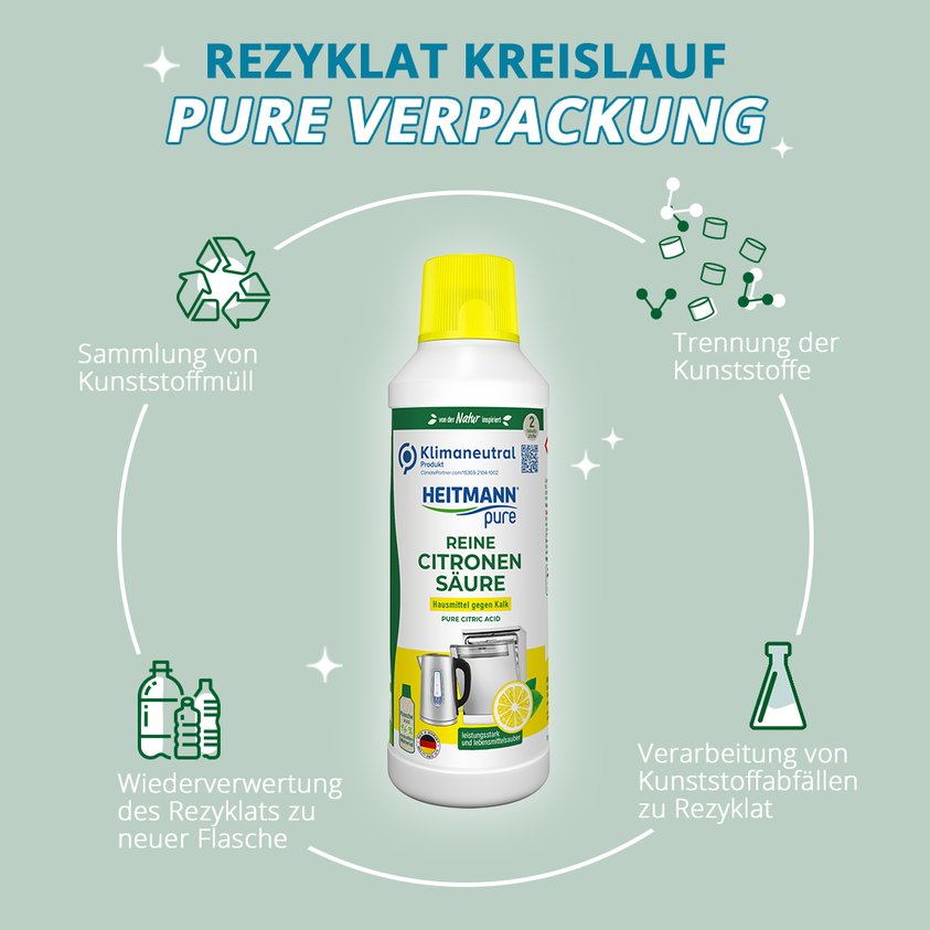 Лимонена киселина HEITMANN pure, 500 мл | Tophomebrands | Oferta.bg