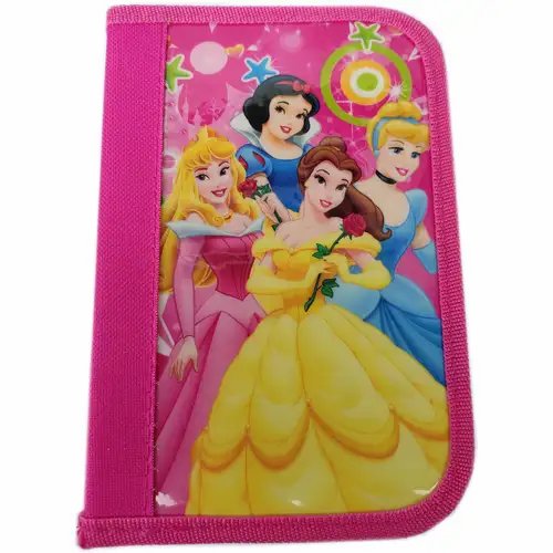 Ученически Несесер твърд, с един цип и с картинка на Принцеси Princess ...
