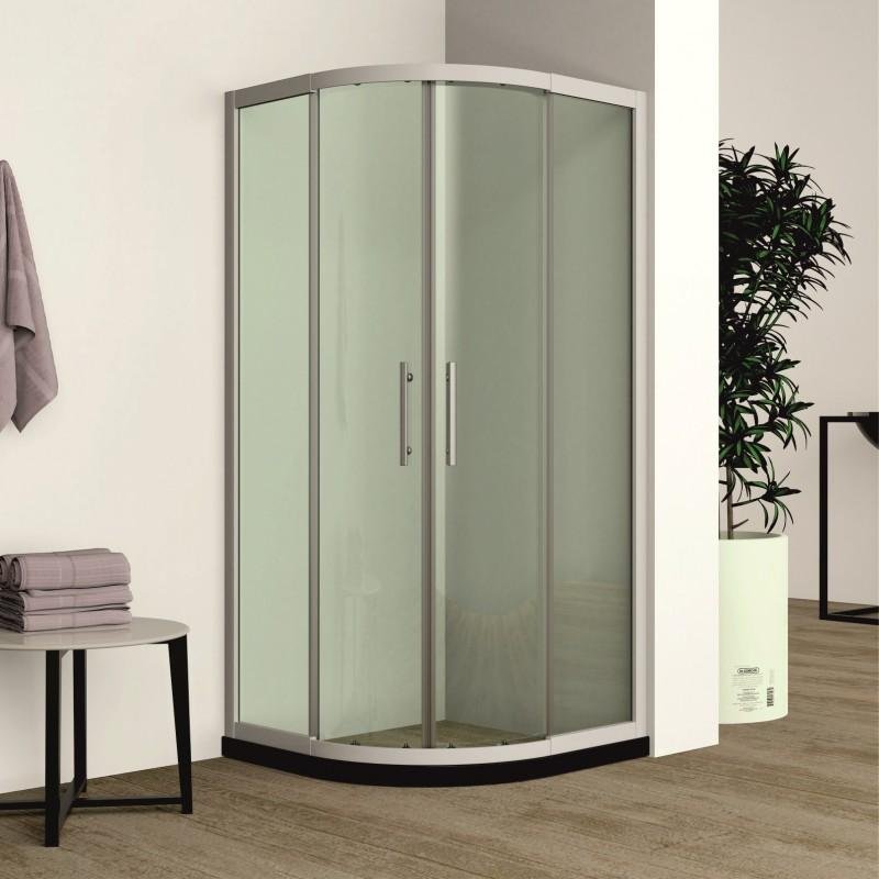 Регулируема овална душ кабина 95-105х190 см | HomeMax | Oferta.bg