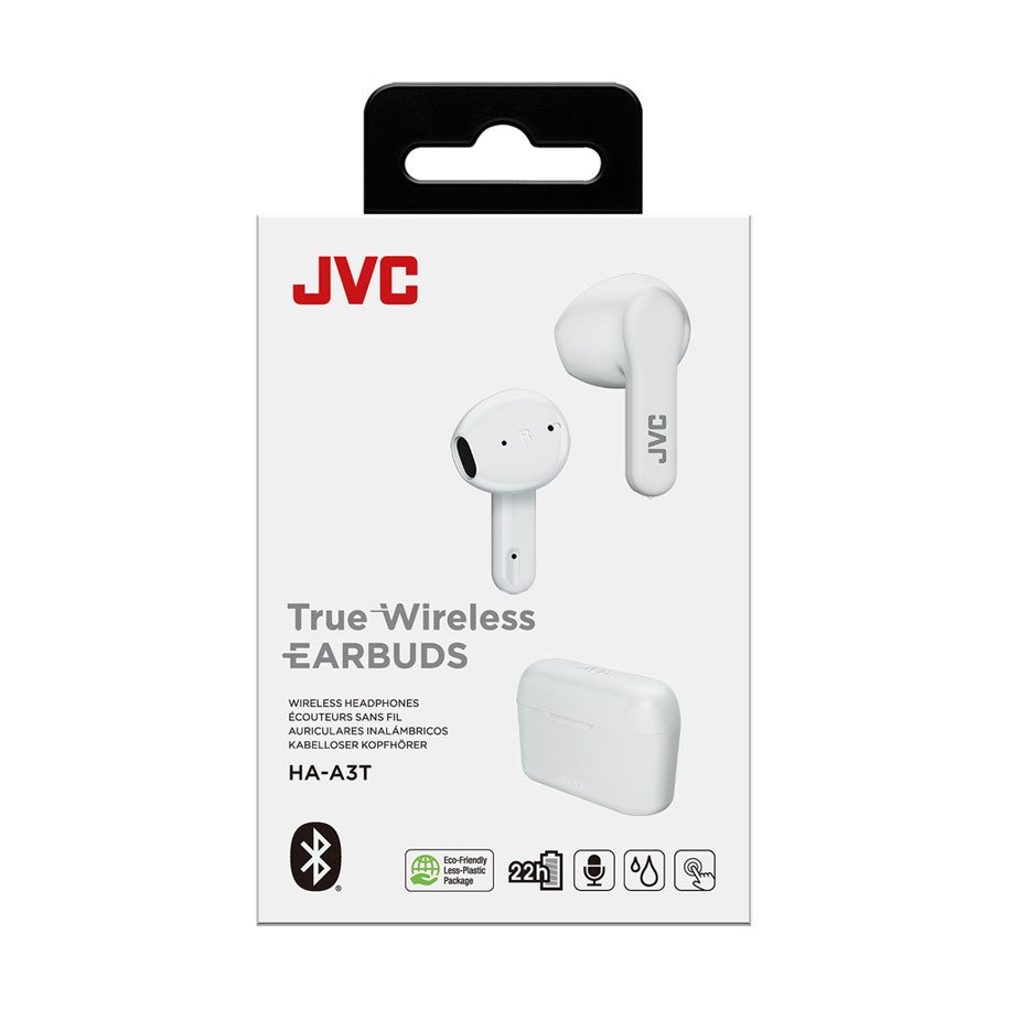 True wireless слушалки JVC HA-A3T-WU БЕЗЖИЧНА ВРЪЗКА, БЯЛTrue wireless ...
