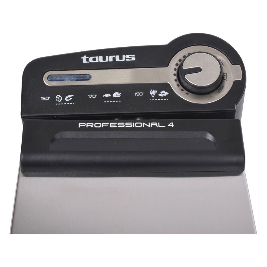 Фритюрник TAURUS PROFESSIONAL 4L 2200 W, КАПАЦИТЕТ НА МАЗНИНА 4 L, СИВФритюрник TAURUS ...
