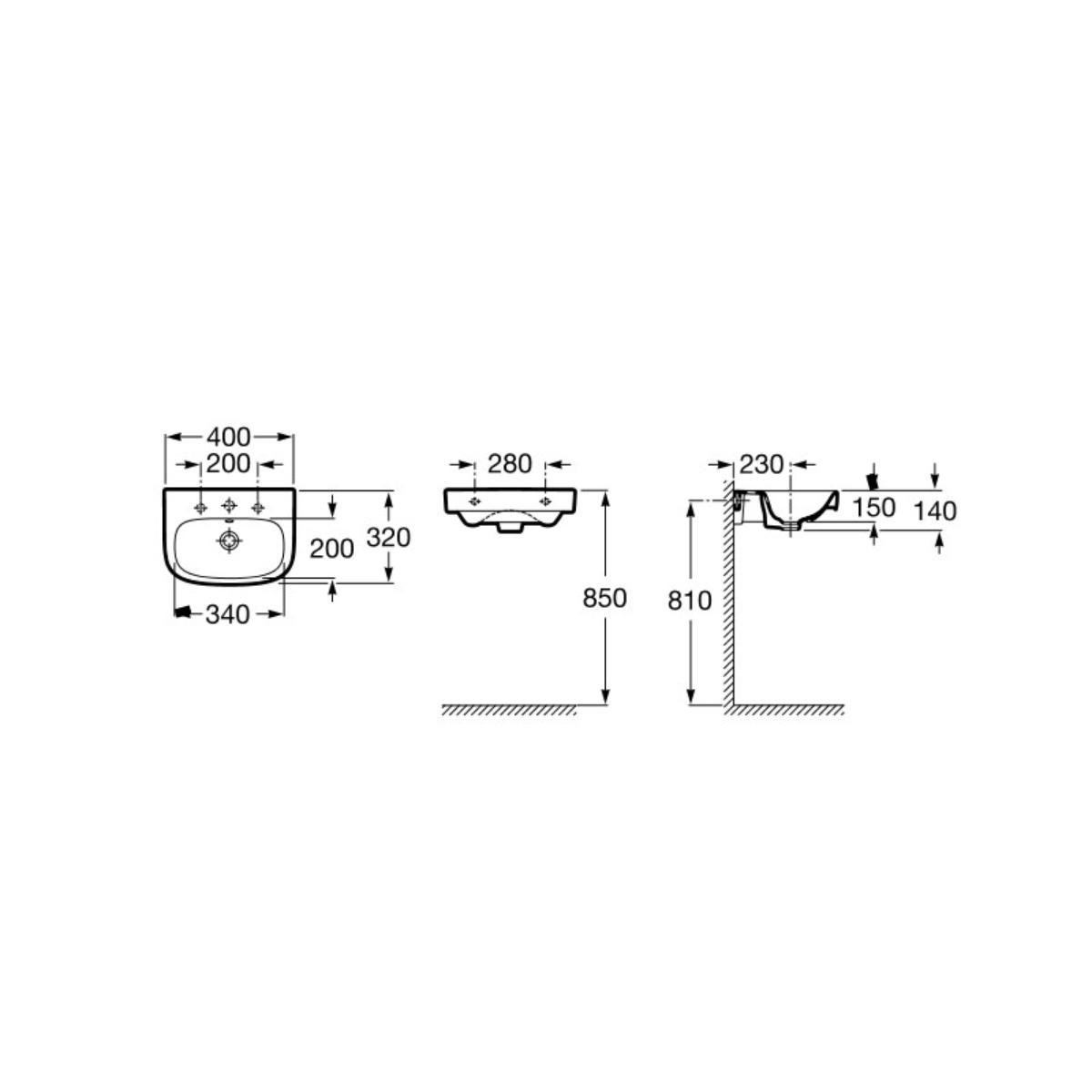 ПОРЦЕЛАНОВ УМИВАЛНИК DEBBA 32х40х10.5 СМ | Mr Bricolage | Oferta.bg