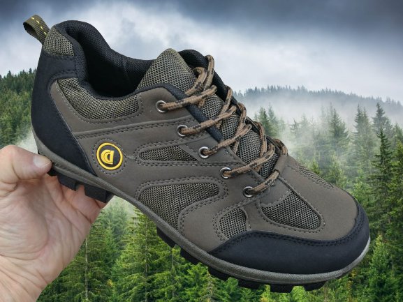 Мъжки маратонки с гумено директно излято ходило в зелено, мод.01 ...