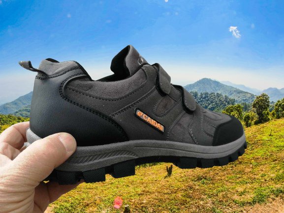 Мъжки маратонки с лепенки велкро в сиво, мод.04- CAIDAI | МИБО7 | Oferta.bg