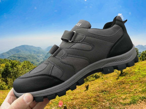 Мъжки маратонки с лепенки велкро в сиво, мод.04- CAIDAI | МИБО7 | Oferta.bg