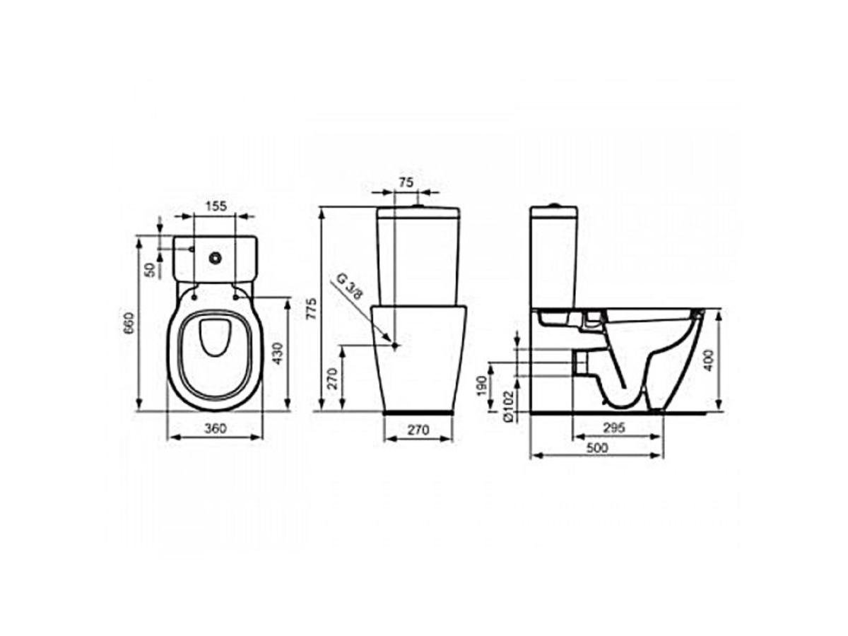 ТОАЛЕТНА ЧИНИЯ CONNECT ЗА МОНОБЛОК | Mr Bricolage | Oferta.bg