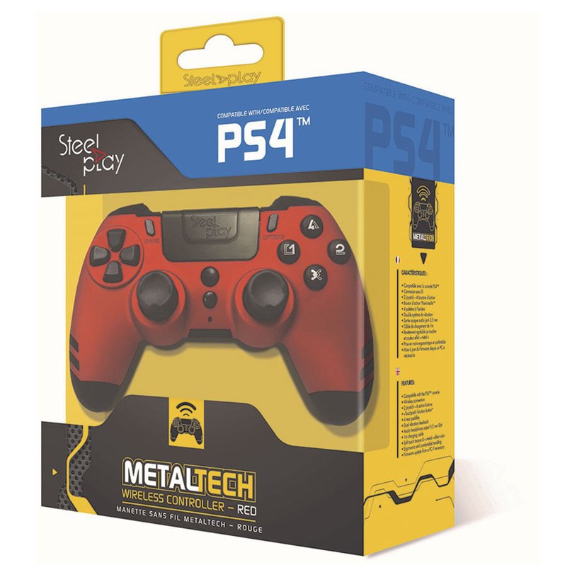 WIRELESS CONTROLLER PS4 STEELPLAY RED | Технополис | Oferta.bg
