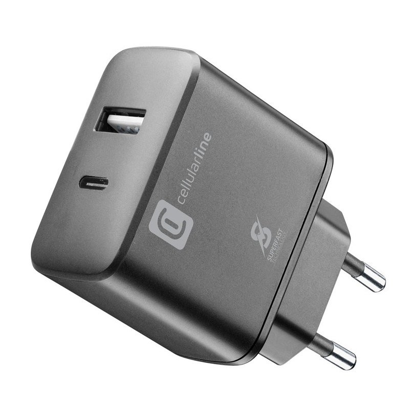 ЗАРЯДНО 220V 25W PD USB+TYPE-C BLACK^ | Технополис | Oferta.bg