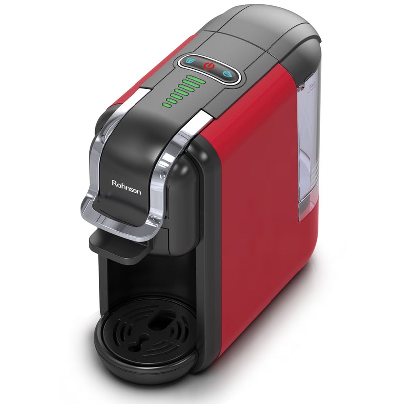Кафемашина с капсули ROHNSON R-98043 19.00 bar, 600.00 ml, ЧЕРВЕН ...